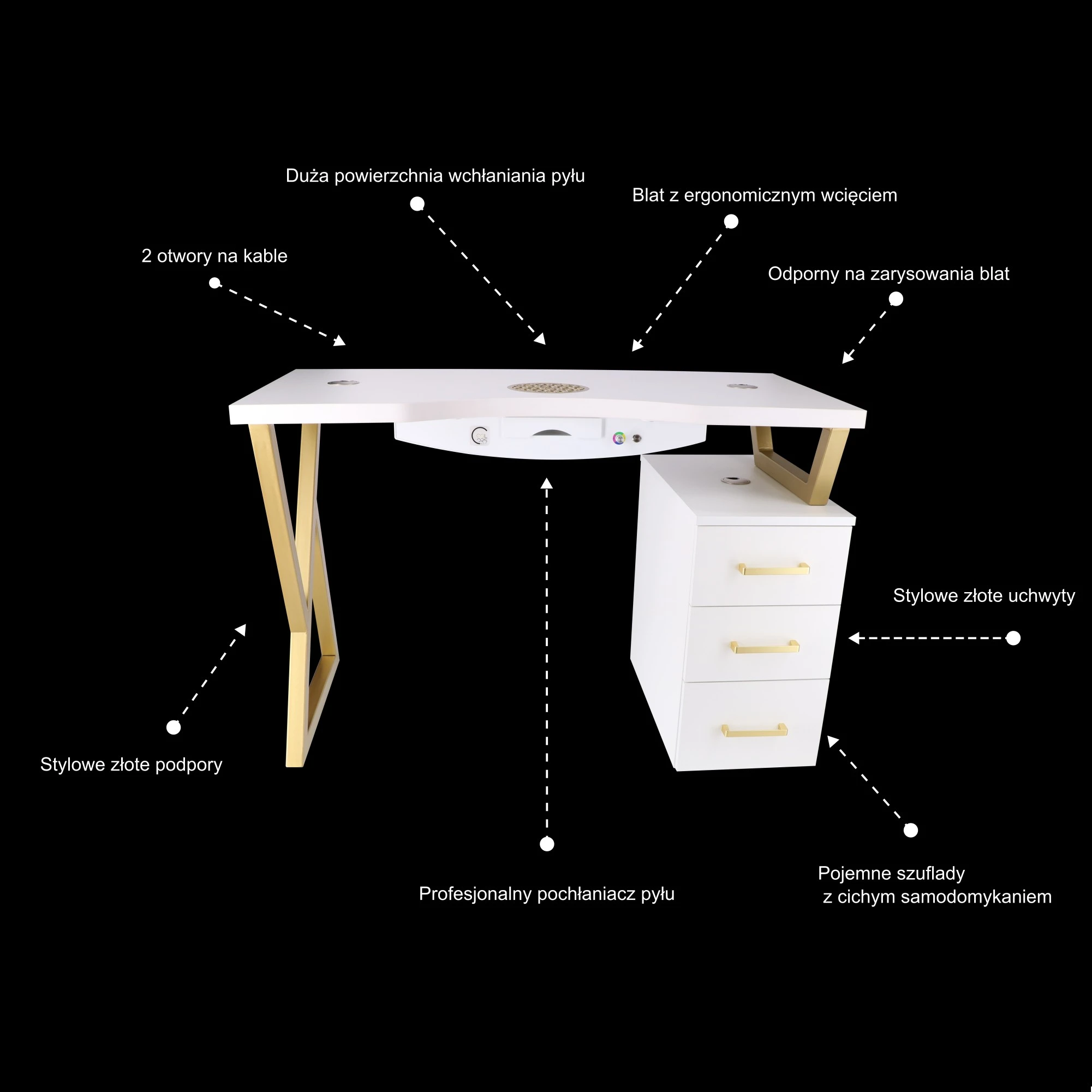 Biurko do manicure - na co zwrócić uwagę?