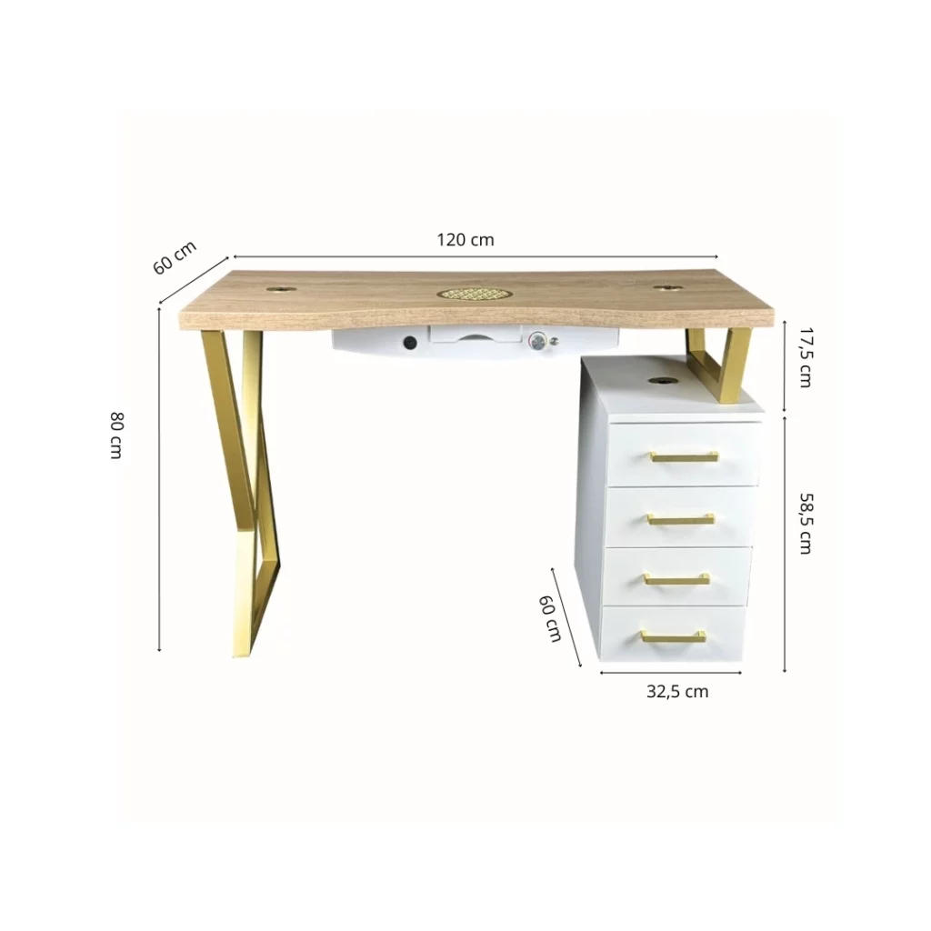 Biurko do manicure COLORS WOOD