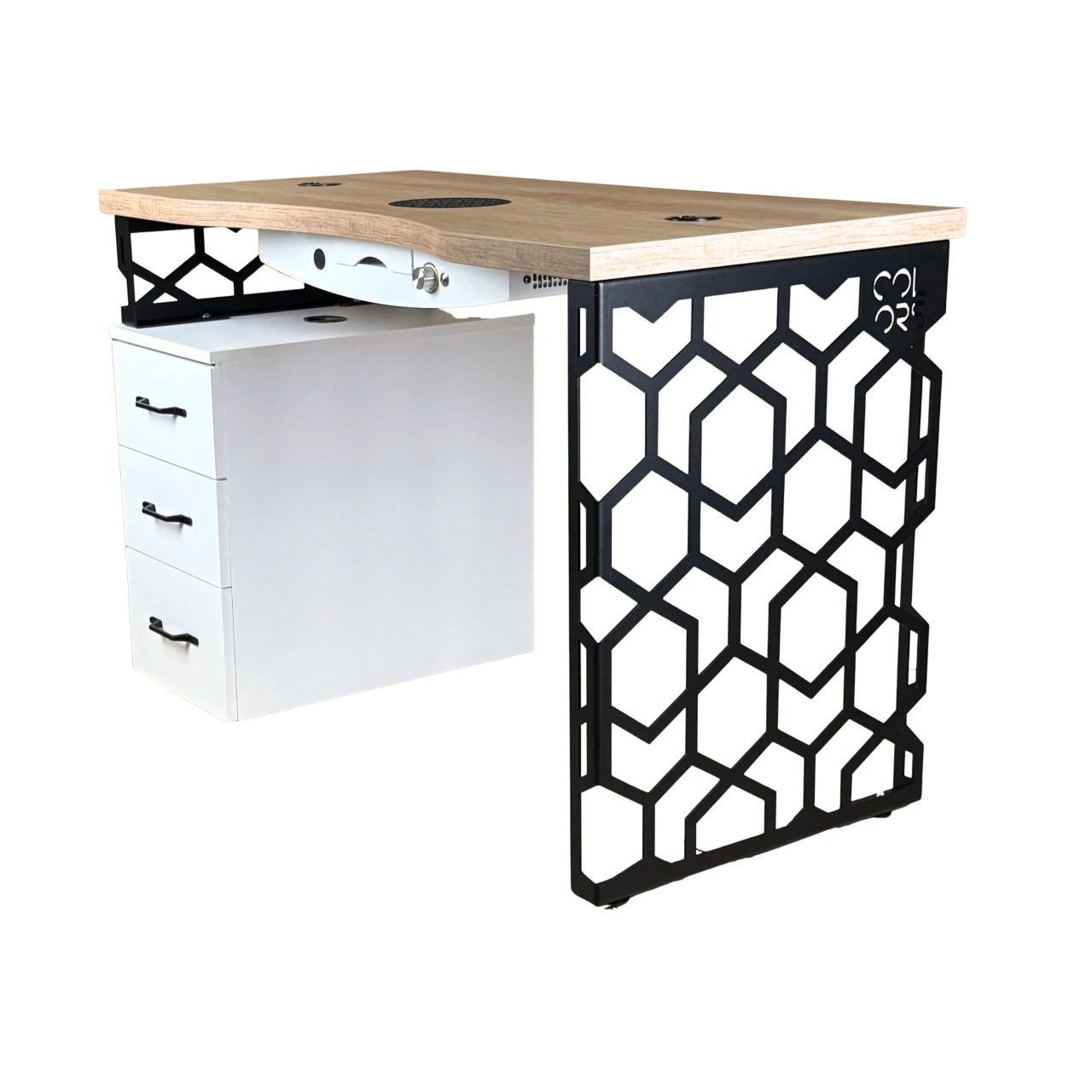 Biurko do manicure COLORS HEXA ONE WOOD